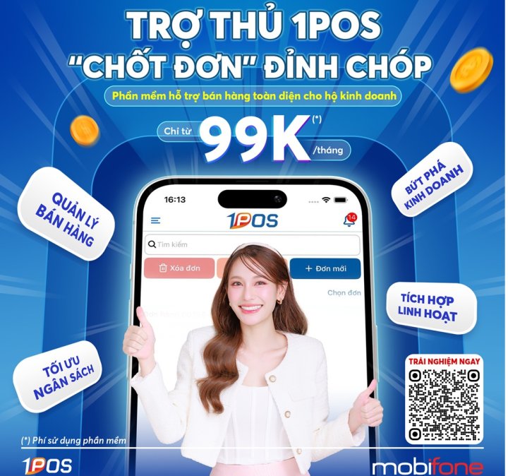 Phần Mềm Bán Hàng 1POS – Giải Pháp Quản Lý Toàn Diện Cho Hộ Kinh Doanh